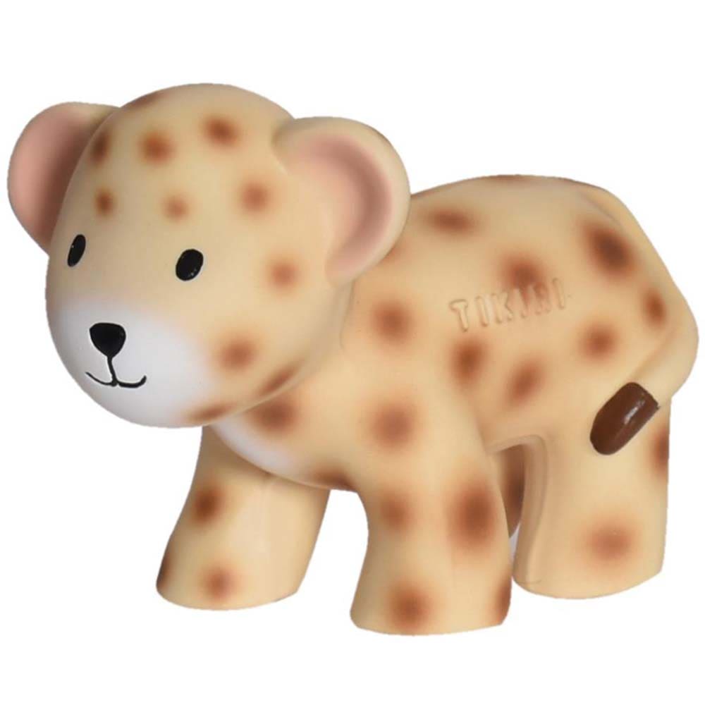 Tikiri Bath Toy Leopard - 100% natural rubber